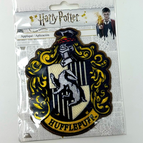 Warner Bros. | Accessories | Hufflepuff Crest Iron On Patch | Poshmark